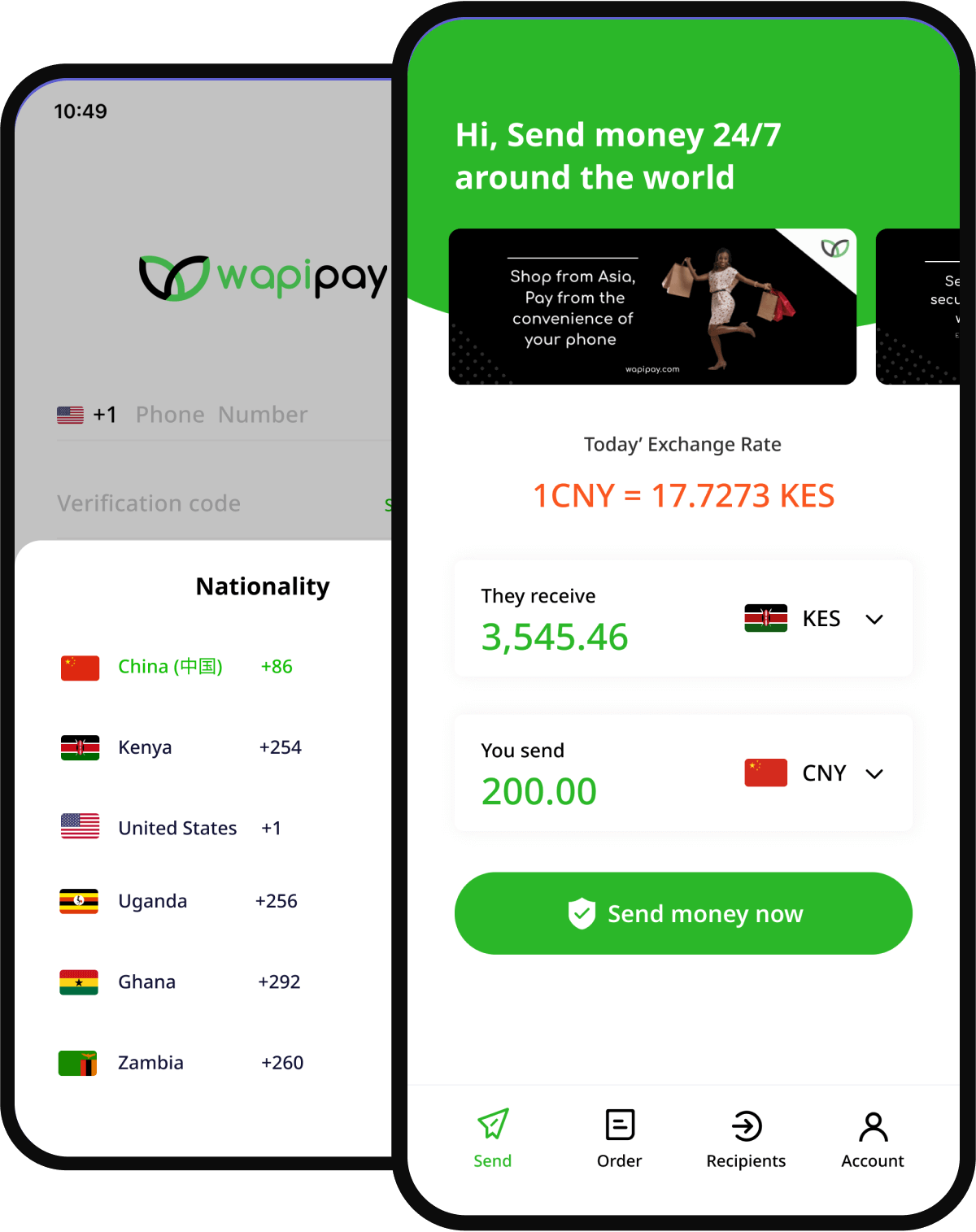 Wapi Pay Global | Transfer money to Asia